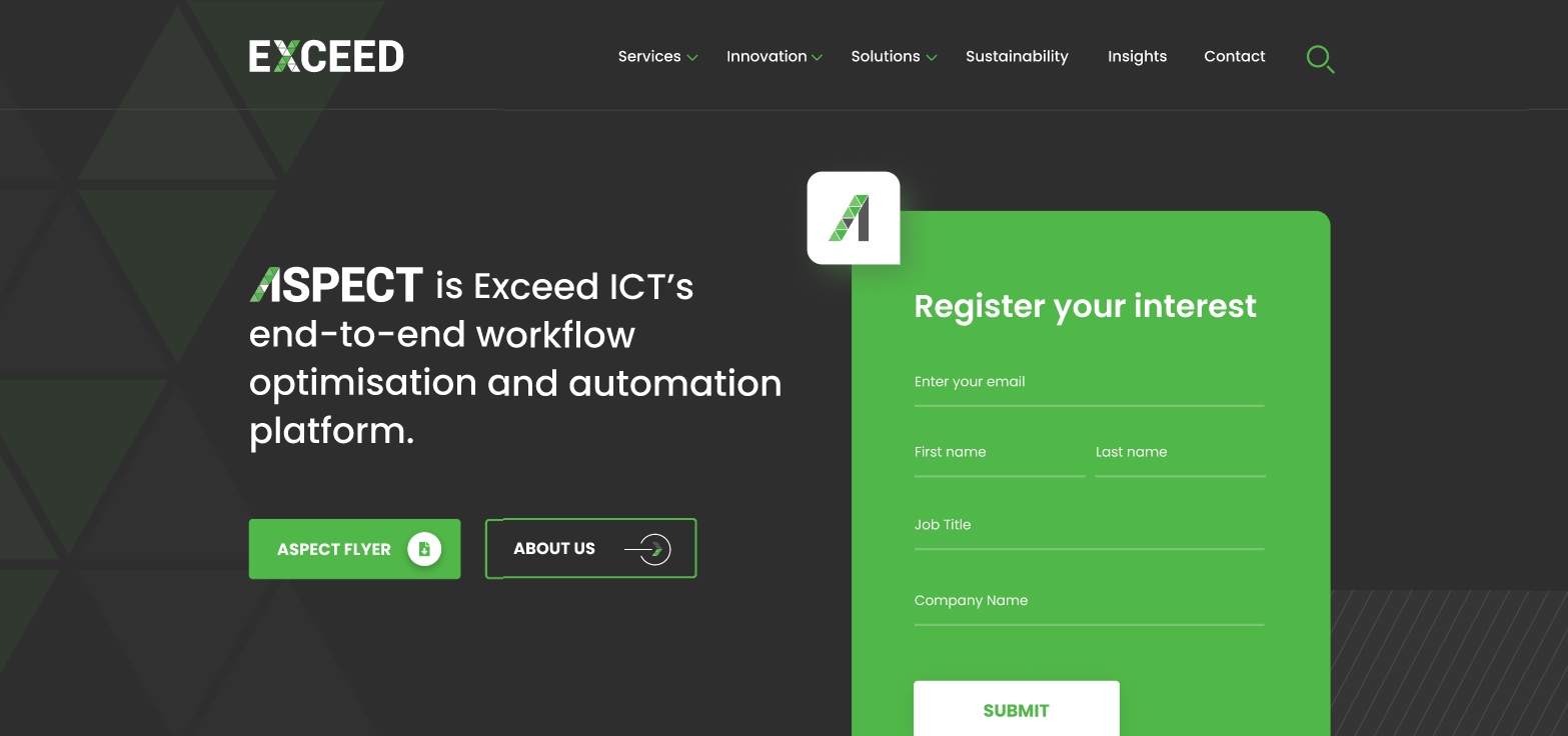 ASPECT cloud platform for IoT, Asset and Expense Management - Exceed ICT
